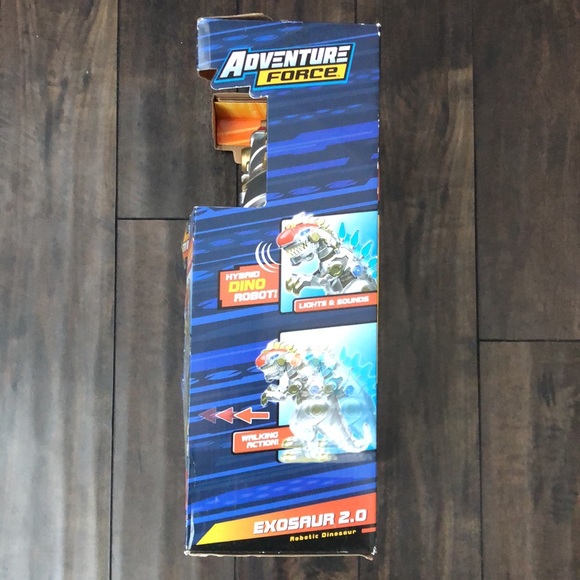 Toys | Adventure Force Exosaur 2 Robotic Dinosaur Lights Sound Walking ...